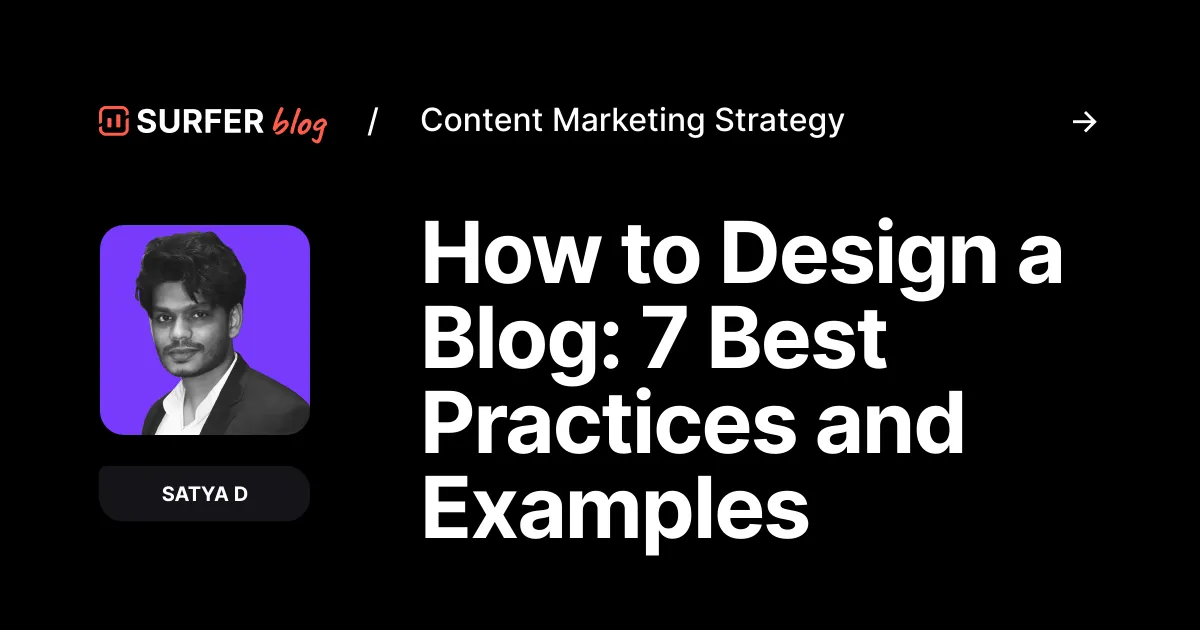How to Design a Blog: 7 Best Practices and Examples