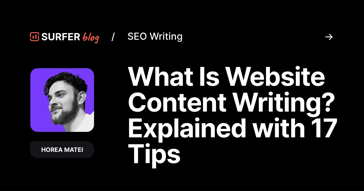 What Is Website Content Writing? Explained with 17 Tips