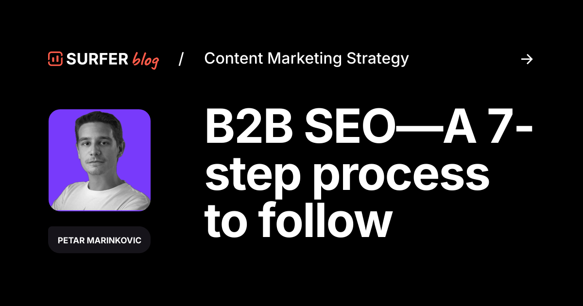 B2B SEO: 7-steps to perform