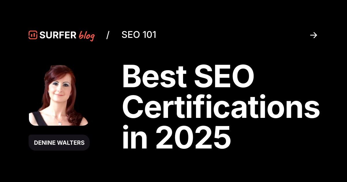 Best SEO Certifications in 2025