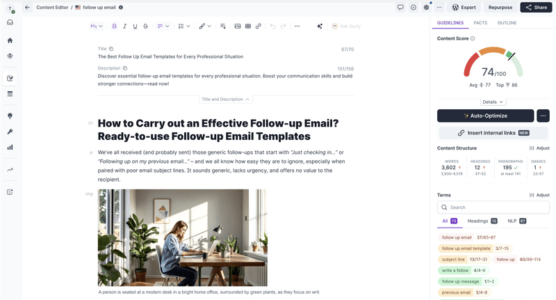 Surfer SEO Content Editor: Your Powerful Writing Assistant